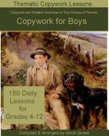 Thematic Copywork Lessons – Queen Homeschool Supplies, Inc.